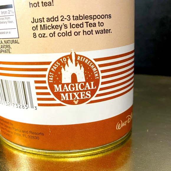 Disney | Accents | Disney World Disneyland Vintage Mickeys Ice Tea ...